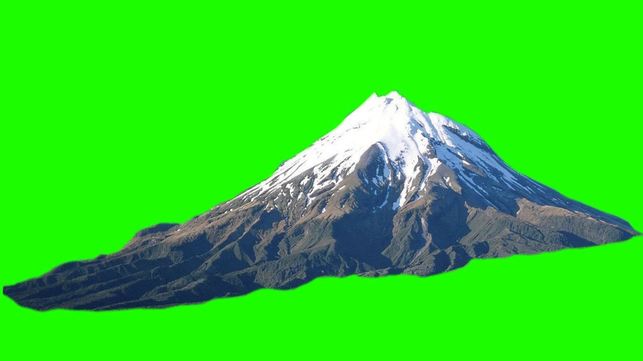 beautiful mountain in green screen free stock foootage - YouTube