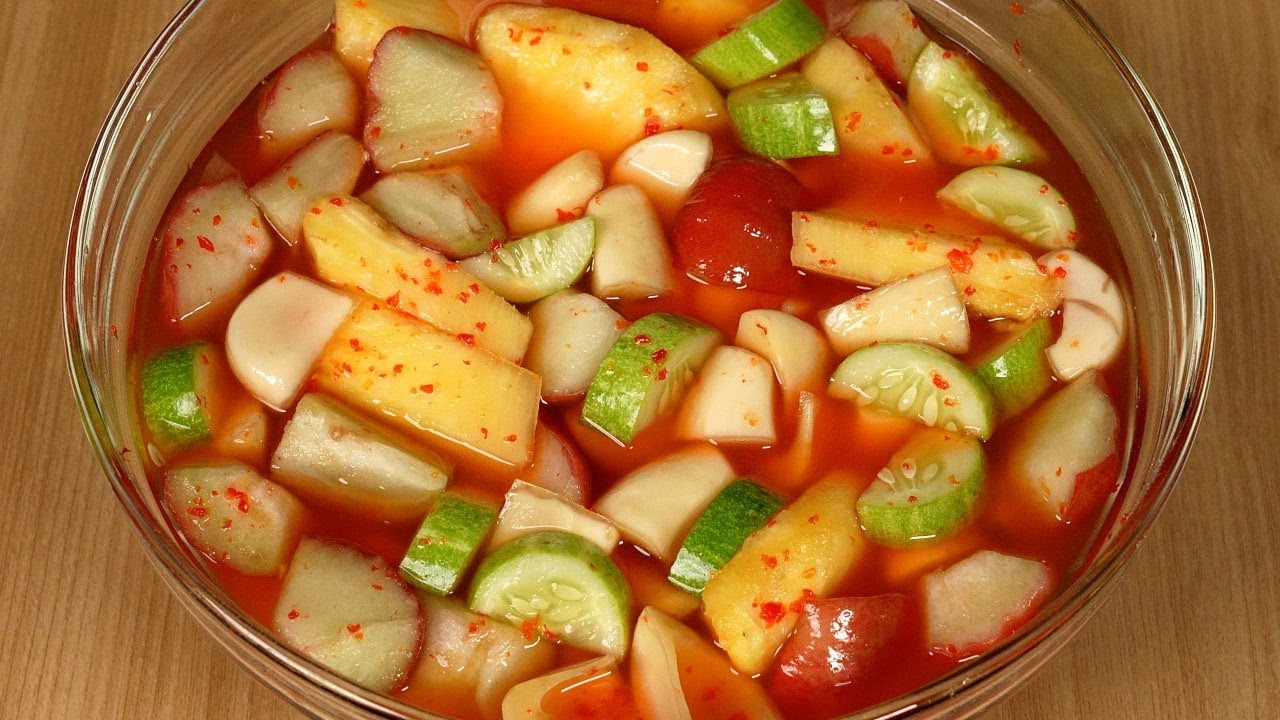 RESEP ASINAN BUAH BOGOR, SEGAR BANGET! ASAM MANIS PEDAS BIKIN NAGIH ...