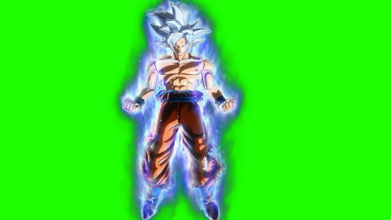 Ultra instinct goku green screen - YouTube