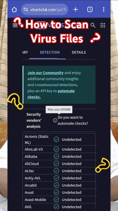 Virus Files ko Scan Kaise Kare | How to Scan Virus Files | Malware File Scanner - YouTube
