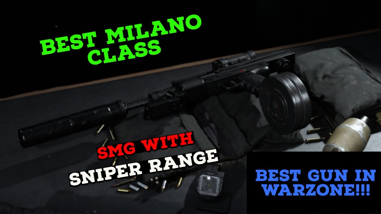 BEST MILANO CLASS FOR WARZONE! (NEEDS NERFED!) - YouTube