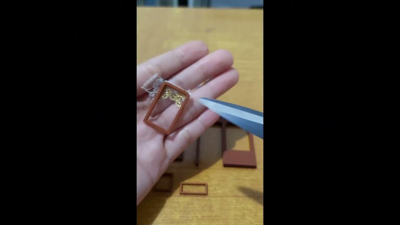 First Time Aku DIY Book Nook - Colmar Town Part 1 - YouTube