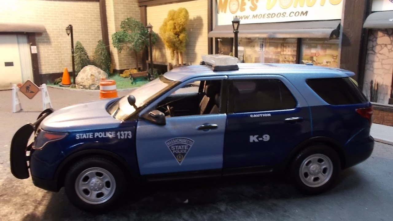 Massachusetts State Police K 9 1 18 Scale Ford Explorer Youtube
