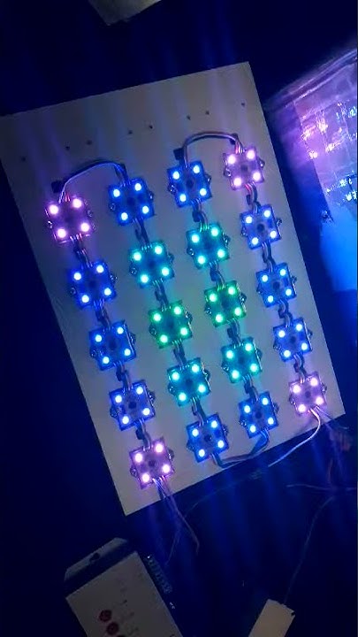 Řiditelné LED moduly WS2801 - YouTube