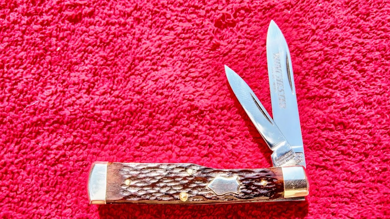 1988 Winchester USA Jigged Bone Gunstock Knife ~ I HAVE A THING FOR THE ...