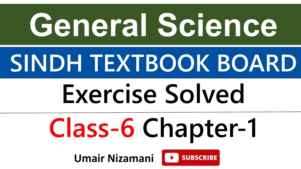 General Science class 6 sindh textbook board exercise solved | everyday ...