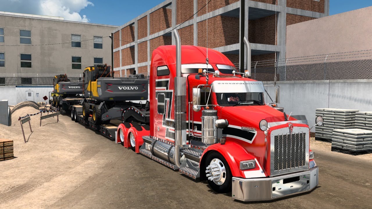 Ruta con con Camion kenworth T800 Shaneke Games - YouTube