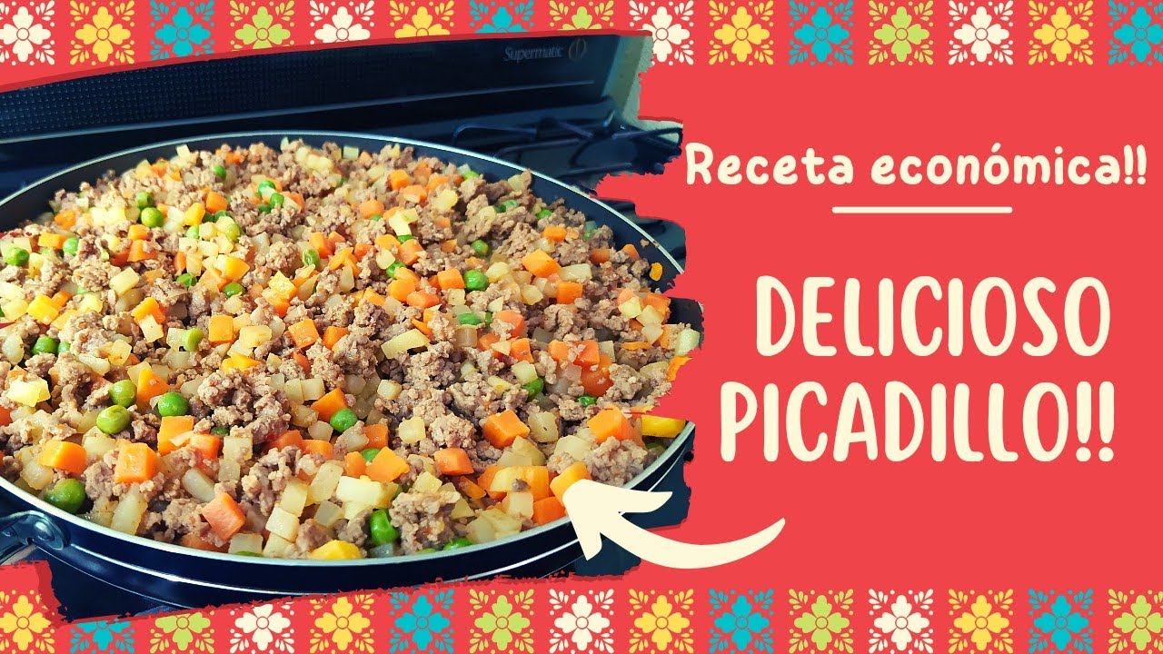 Cómo preparar un delicioso picadillo? 🤤 (Comida Mexicana a mi estilo ...
