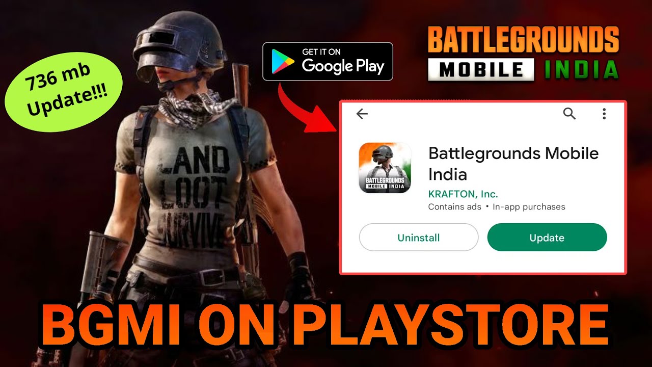 BGMI new update for 736 MB | BGMI coming soon officially | Good news ...