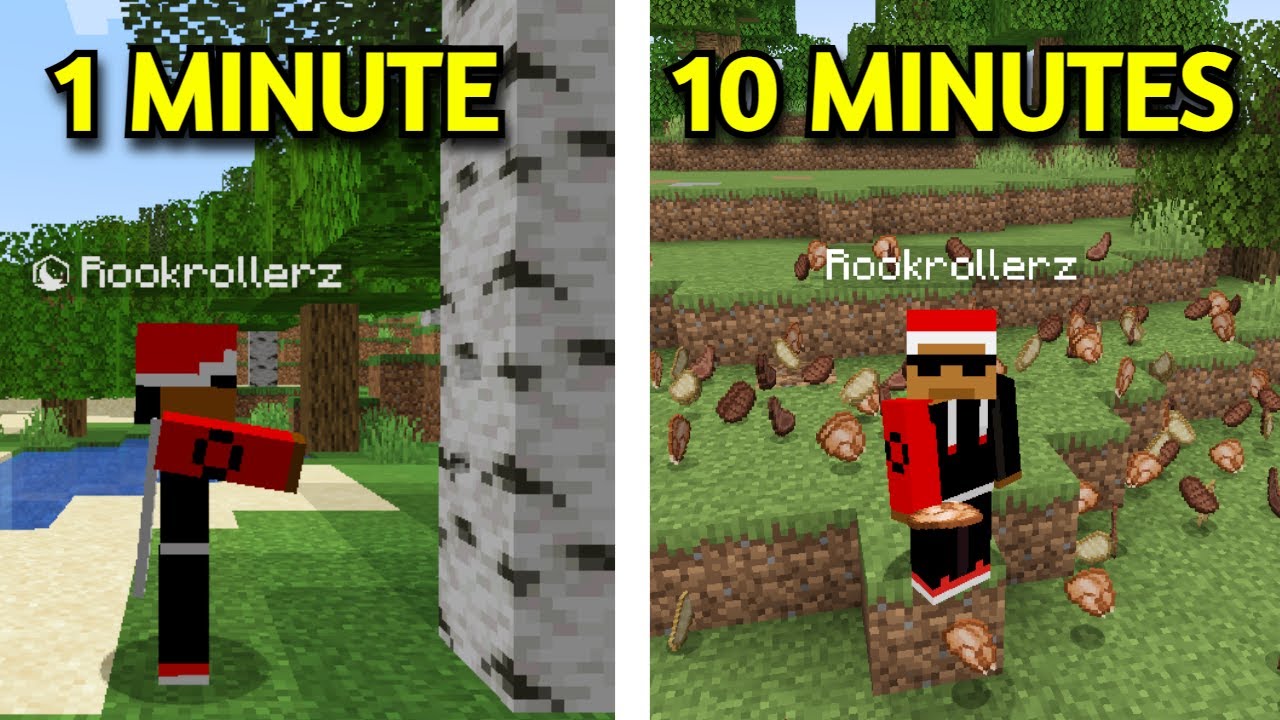 Surviving 100 days in Hardcore Minecraft (DAY 1) - YouTube