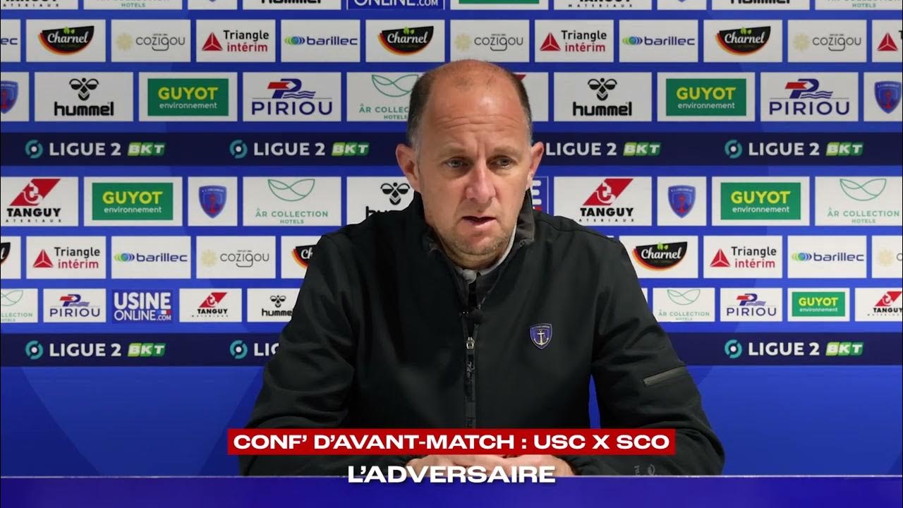 Conférence de presse J30 : US Concarneau – Angers SCO - YouTube