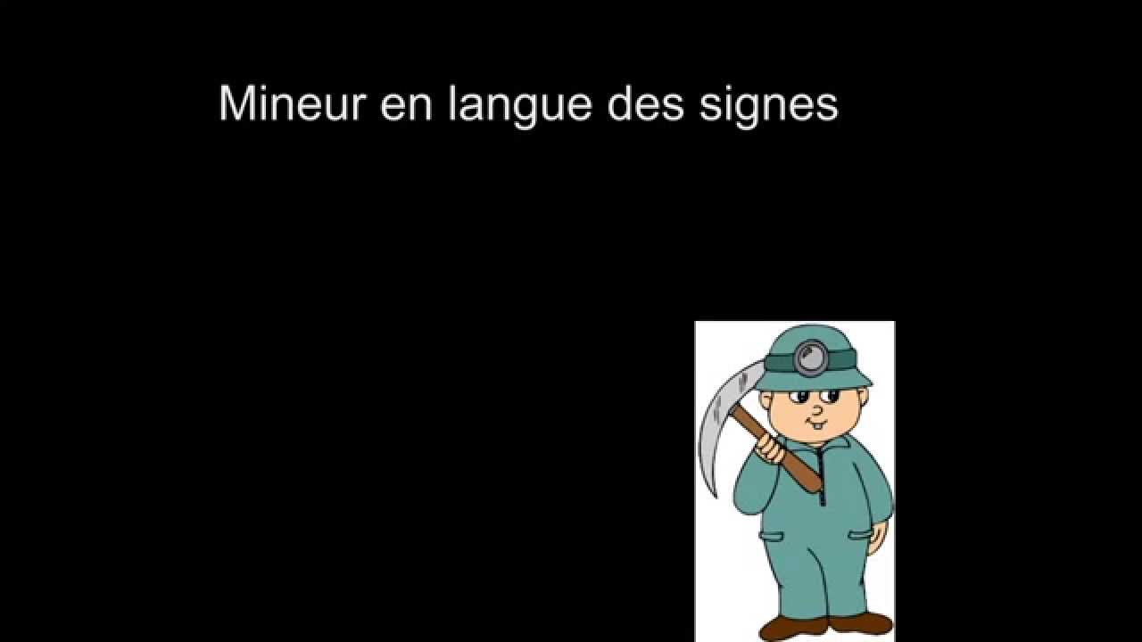 Mineur en langue des signes française - YouTube