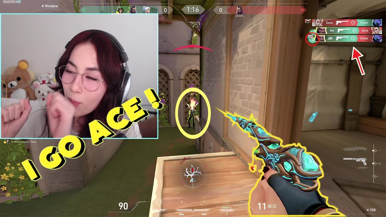 Kyedae Reyna GAMEPLAY IN ASCENT ! / VALORANT RANKED GAMEPLAY Full Match ...