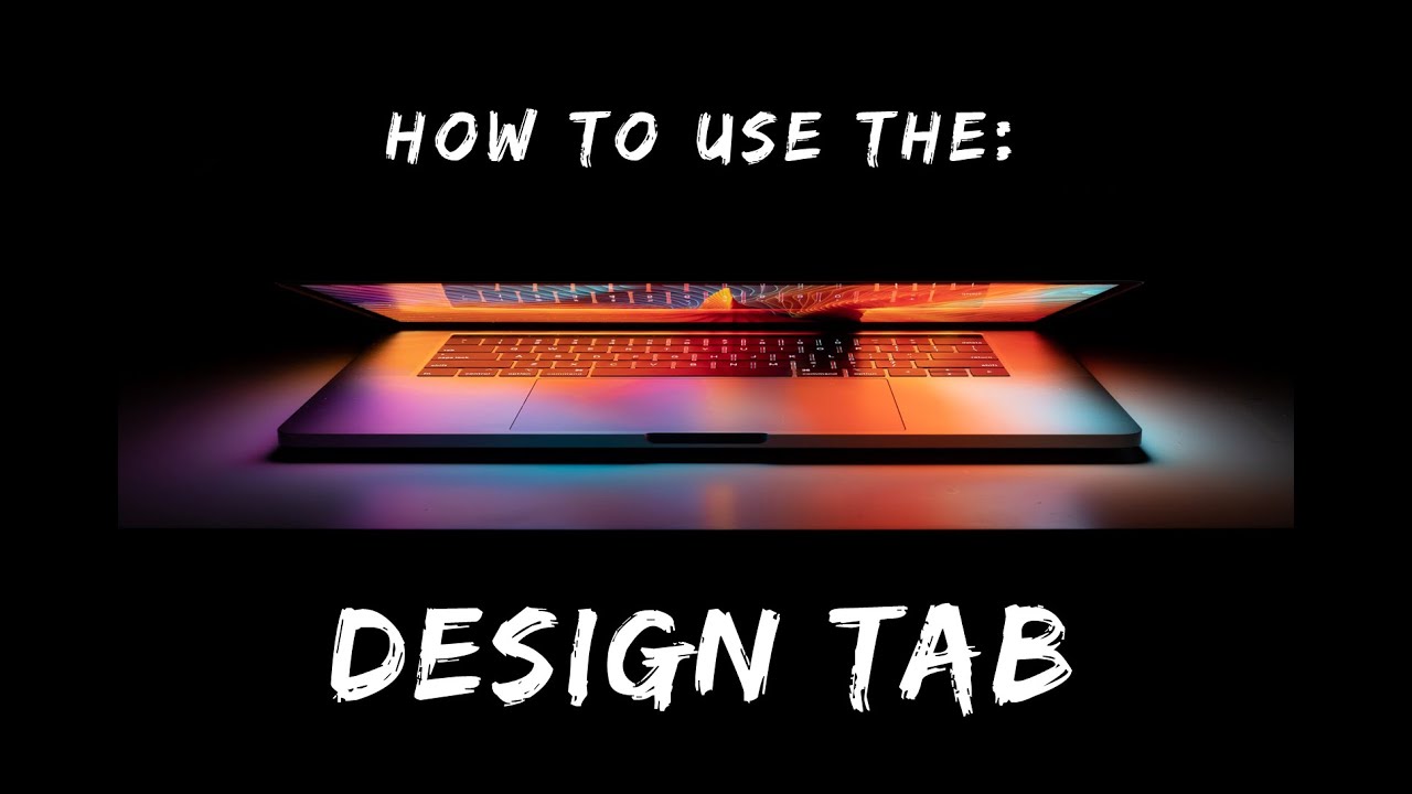 How To Use The Design Tab MS Word YouTube how-to-use-the-design-tab-ms-word-youtube