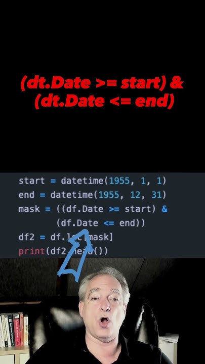 Select Pandas Dataframe Rows Between 2 Dates Pandas Shorts Youtube