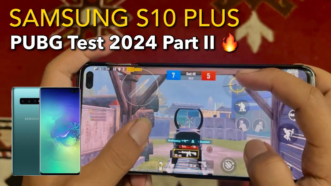 Samsung S10 Plus Gaming Test PUBG Mobile RANKED 2024 | Handcam Four ...
