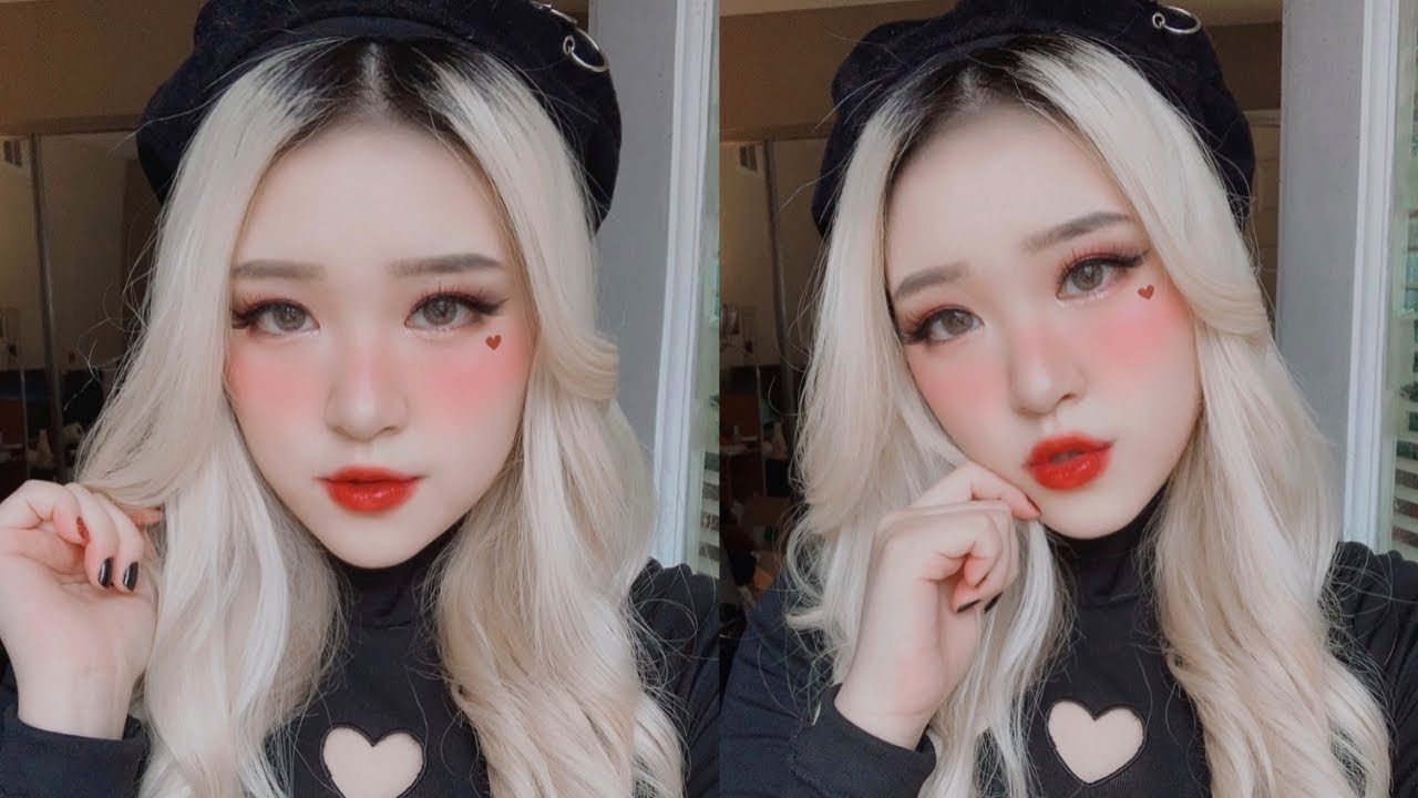 Red Heart Makeup Tutorial! - YouTube