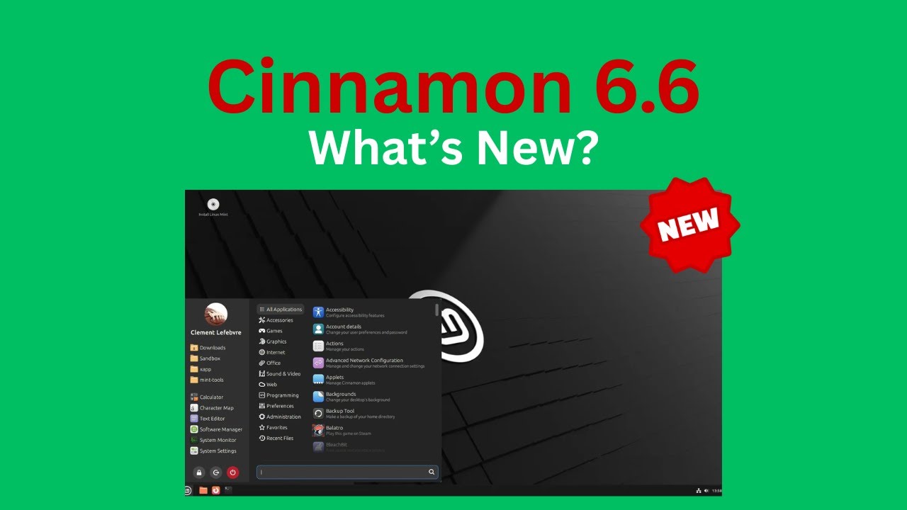 What’s New in Cinnamon 6.6? Linux Mint 22.3 is Coming! - YouTube