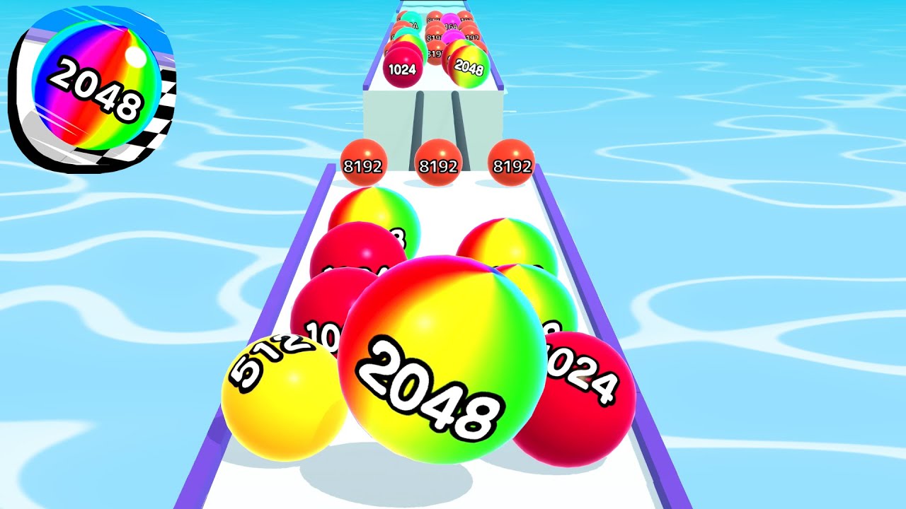 Ball Run 2048 - All Levels Gameplay Android, iOS ( Levels 1560 ) - YouTube
