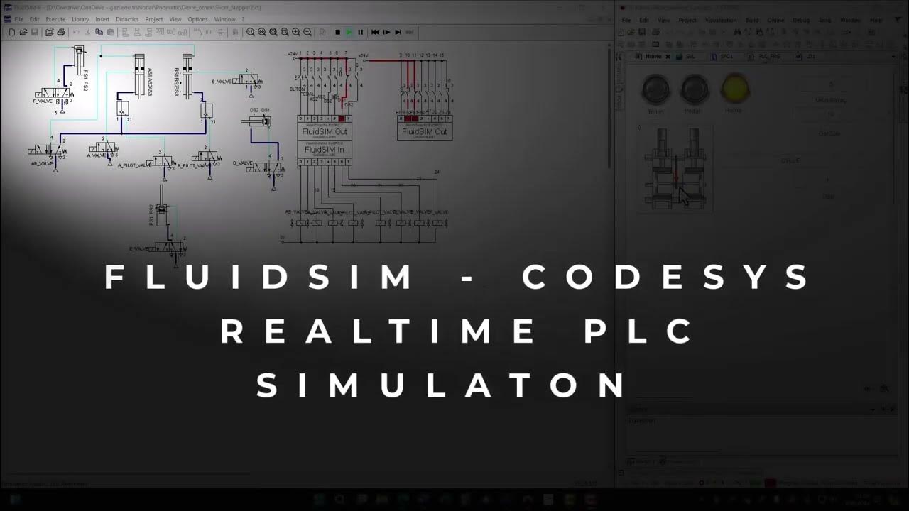 Fluidsim - Codesys PLC Simulaton / Fluidsim ve Codesys ile Gerçek ...