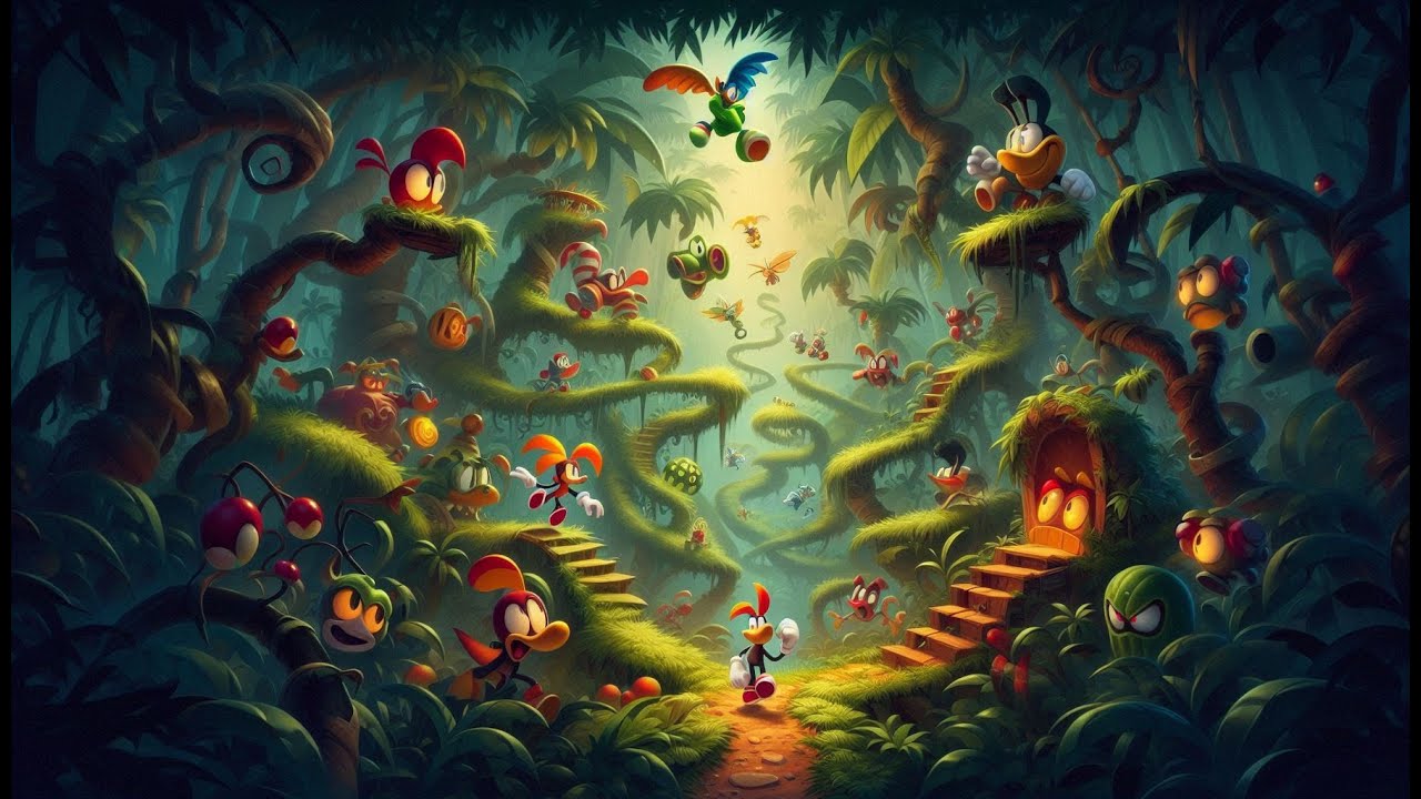 Rayman Legend un jeu très bon malgré que ce soit du Ubisoft (Monde 1 ...