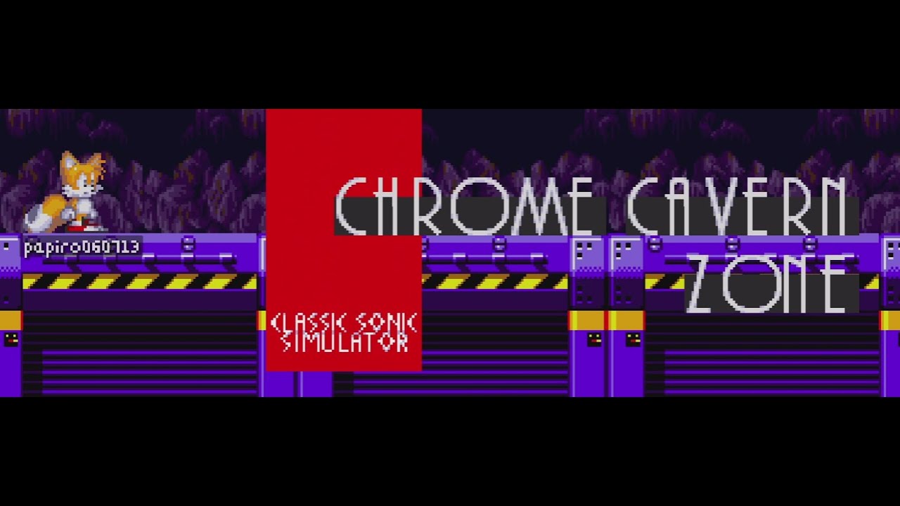 Chrome Cavern Zone (Classic Sonic Simulator) - YouTube