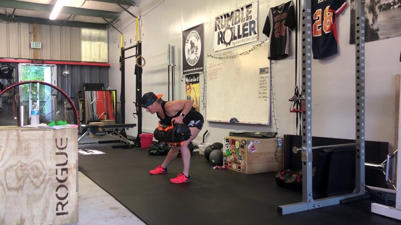Sandbag Lateral Step RDL + Row - YouTube