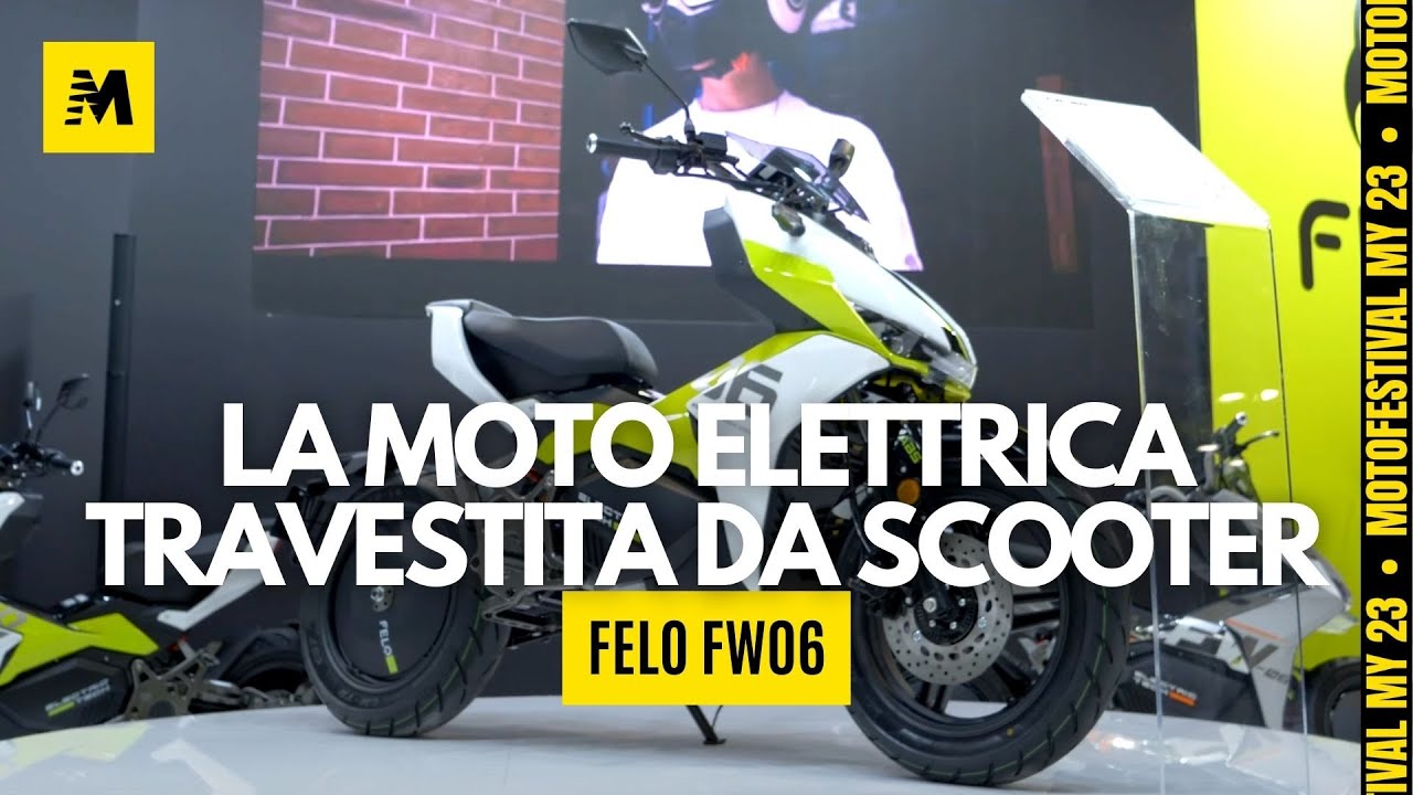 Felo FW06, la moto elettrica "travestita" da scooter || Motofestival ...