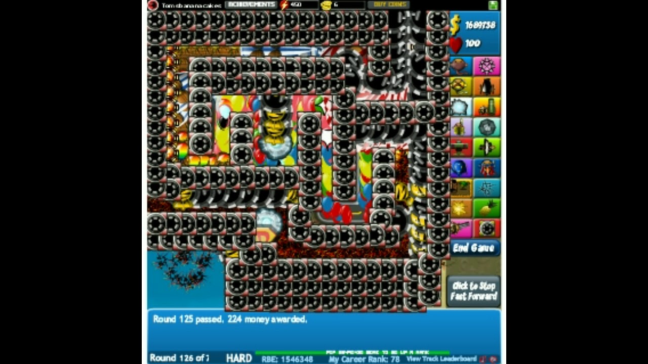 Bloons TD 4: Spike Factory Strategy Part 12 (T569) - YouTube