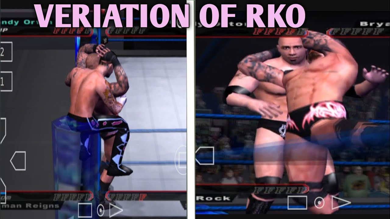 Different versions of RKO in SmackDown here's come the pain hctp || Ak ...