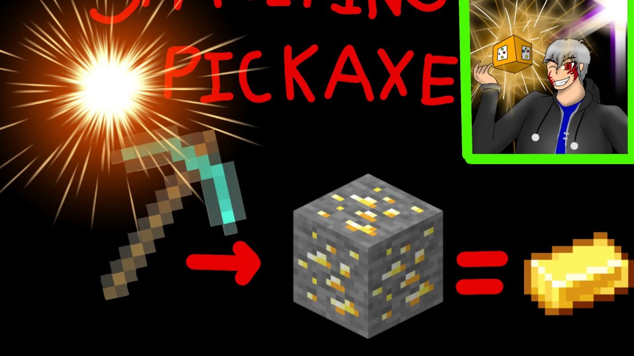 [ Minecraft Command ] Smelting Pickaxe [สอนทำ [พิแอคไฟ] ไม่ต้องนำแร่ไป ...