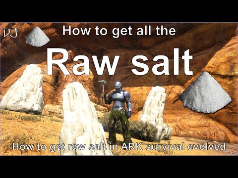 How to get raw salt in ARK Survival Evolved - YouTube