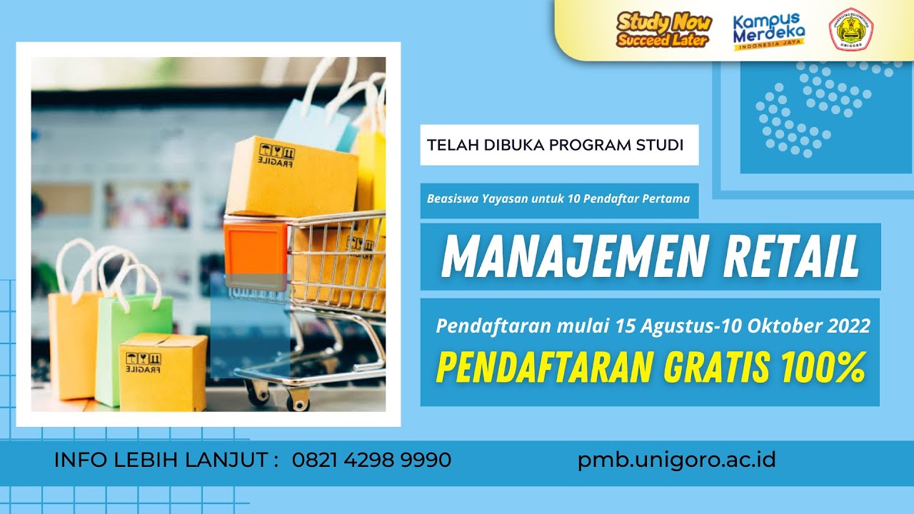 PROGRAM STUDI MANAJEMEN RETAIL-UNIVERSITAS BOJONEGORO - YouTube