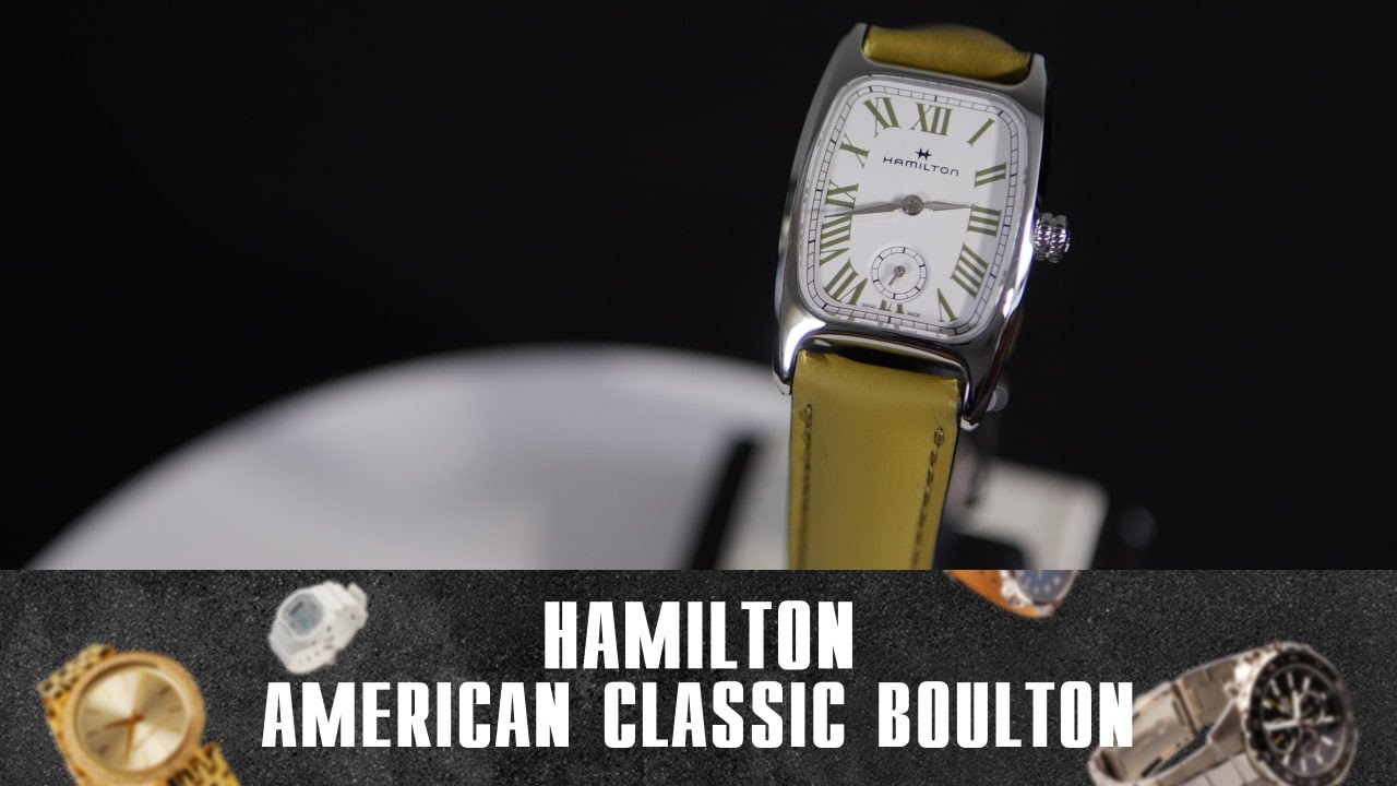 HAMILTON AMERICAN CLASSIC BOULTON SMALL SECOND QUARTZ M H13321813 ...
