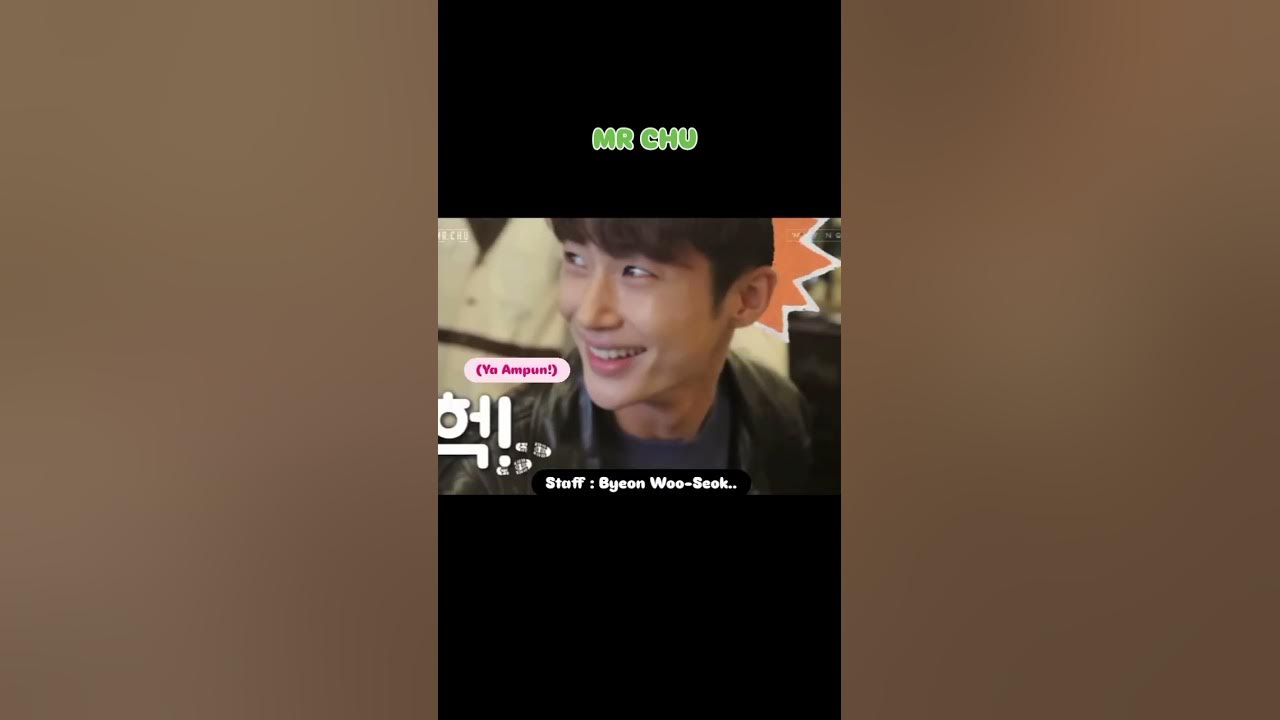 Byeon Woo-Seok Dengan Keraguan! 🤭 MR CHU - YouTube