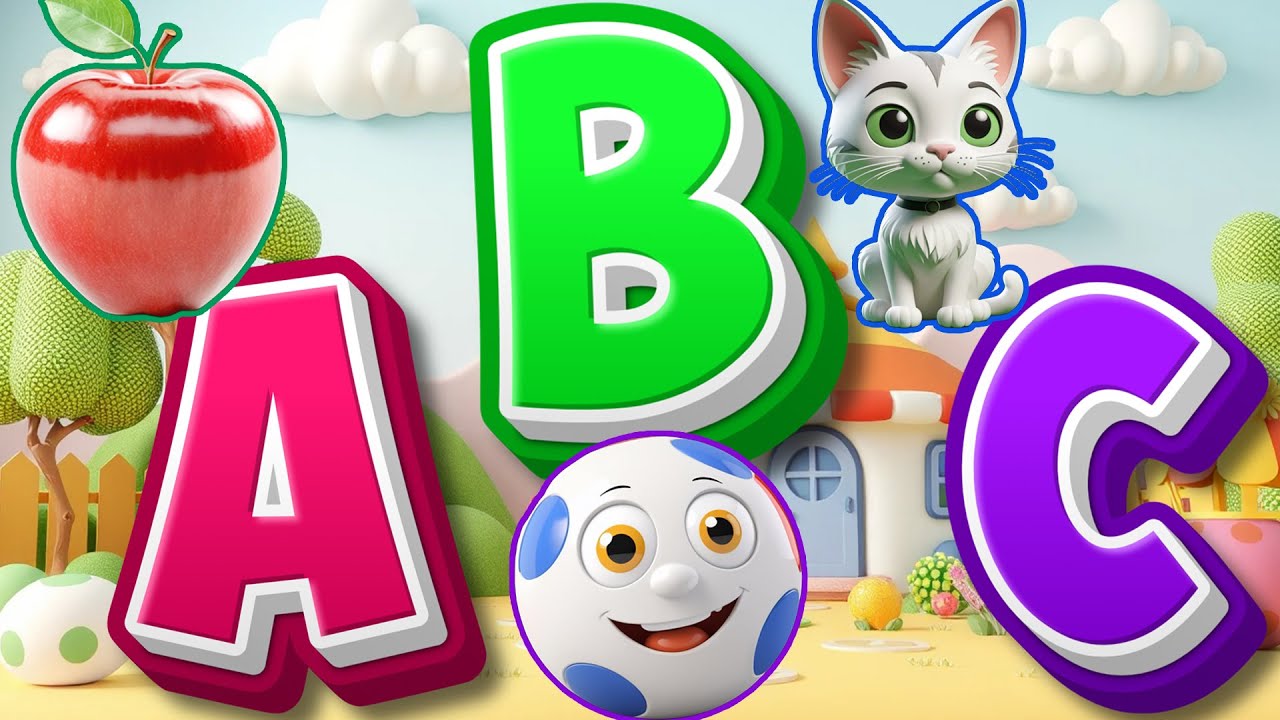 A for Apple | A B C Fun Alphabet Song for Kids | Learn ABC with Music ...