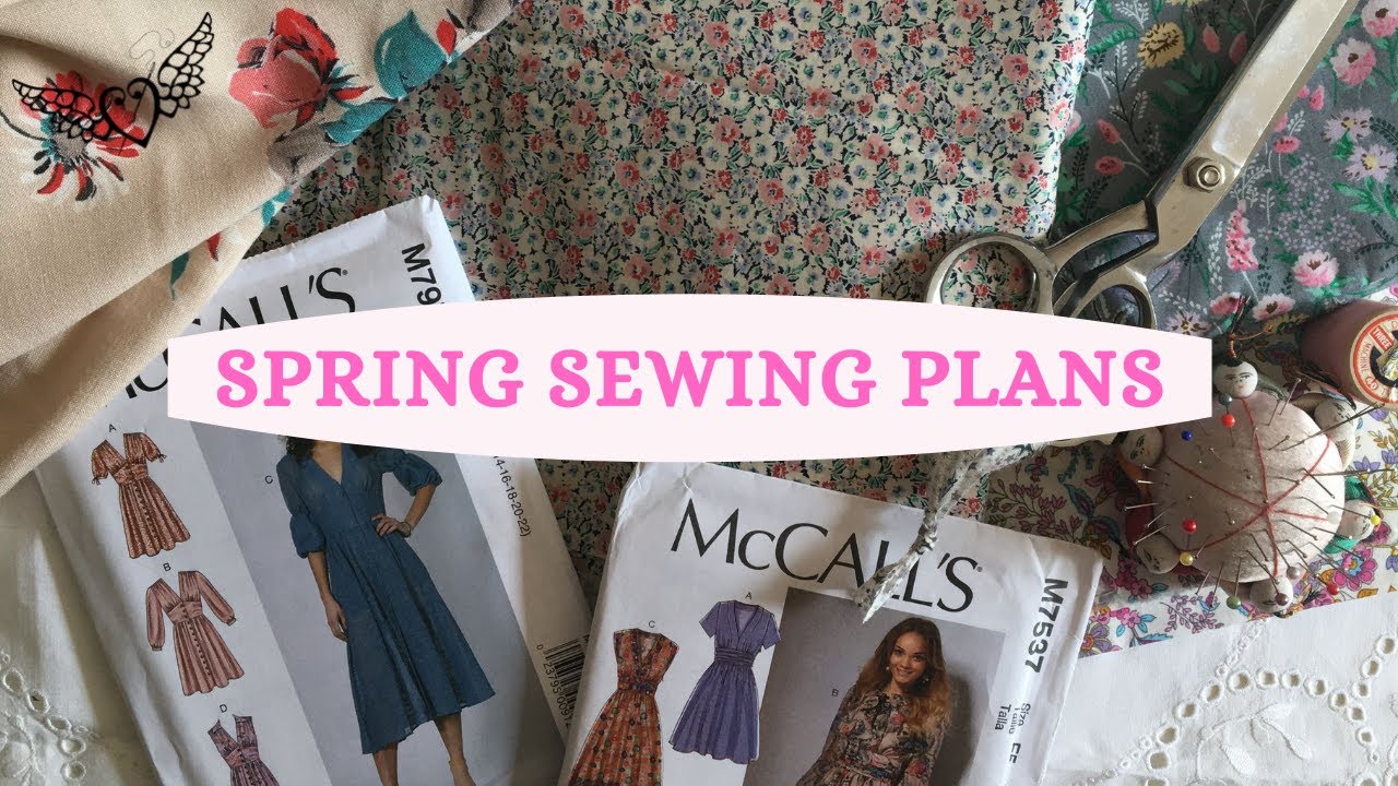 SPRING SEWING PLANS ~ A fabric & Pattern Haul ~ a Peek in My Spring ...