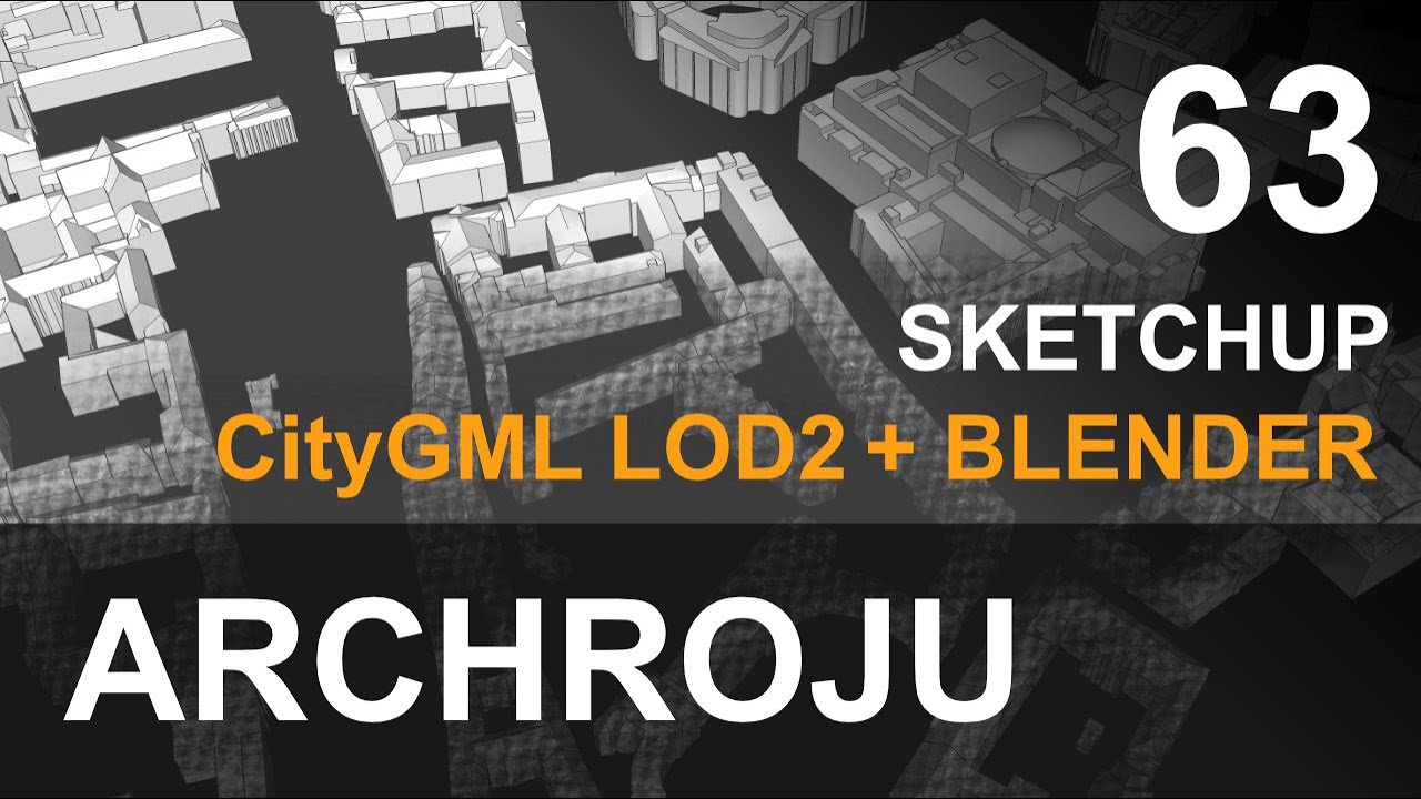 SketchUp - CityGML LOD2 - Tutorial 63 - YouTube