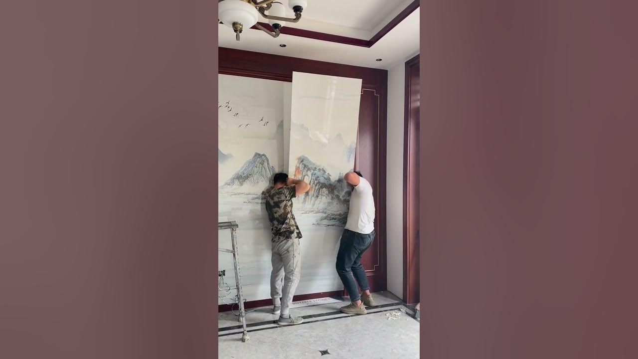 Bí quyết lắp đặt kệ vách Tivi P268. - YouTube