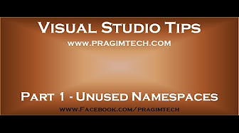 Visual Studio Tips - YouTube