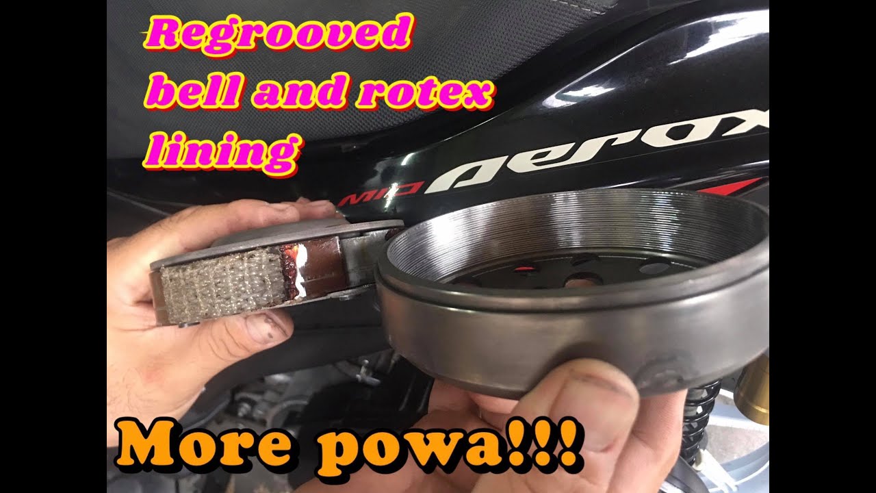 AEROX 155 | REGROOVED BELL AND ROTEX LINING | MORE POWER!!! - YouTube