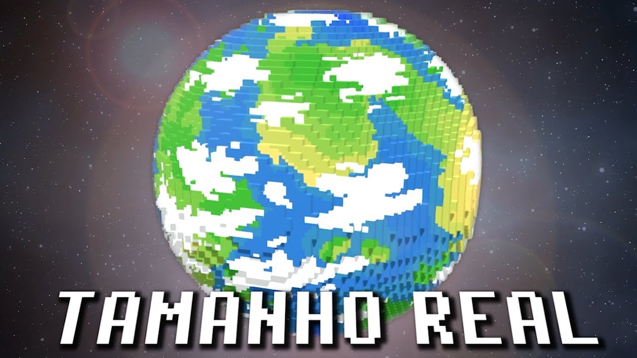 Como a internet está recriando o Planeta Terra no Minecraft (tamanho ...