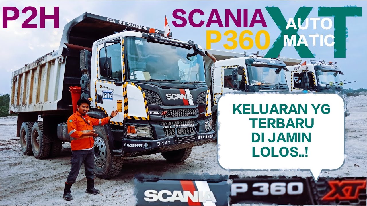 CARA P2H PADA UNIT SCANIA P360 XT🧐 TIPE PALING TERBARU🤨PEMULA WAJIB TAU ...