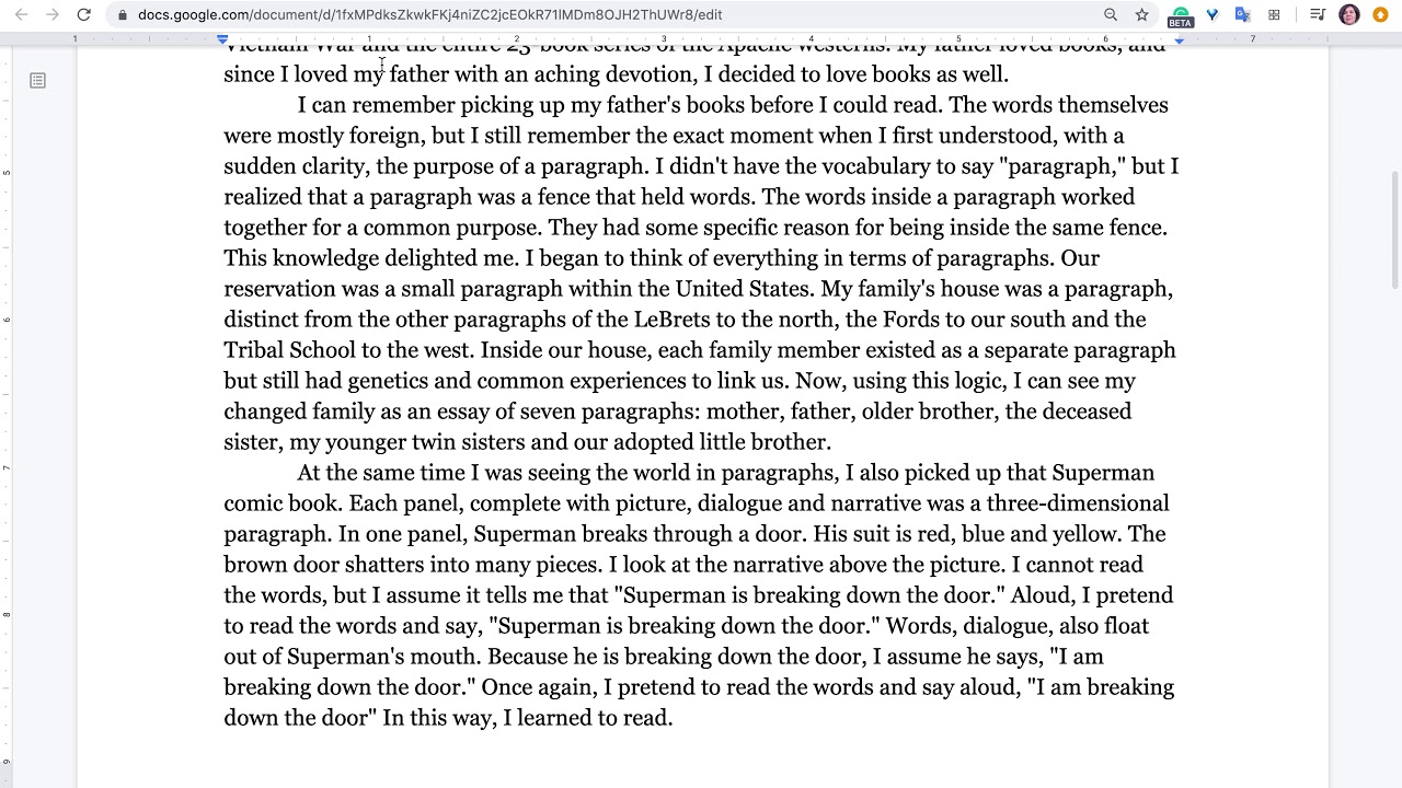 Quick Write #7 Superman and Me - YouTube