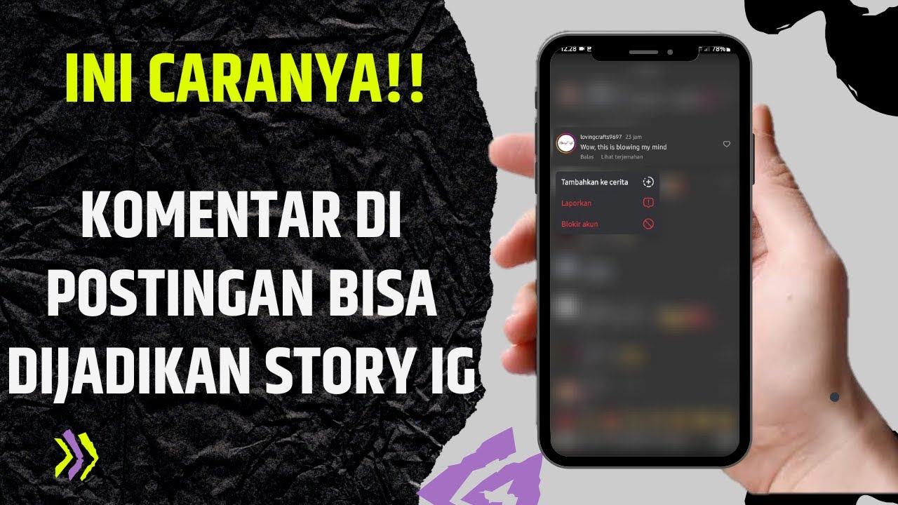 Cara Menambahkan Komentar Di Postingan Ig Ke Story Instagram - YouTube