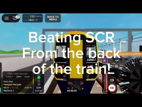 Can I beat SCR just from the back of the train? - YouTube