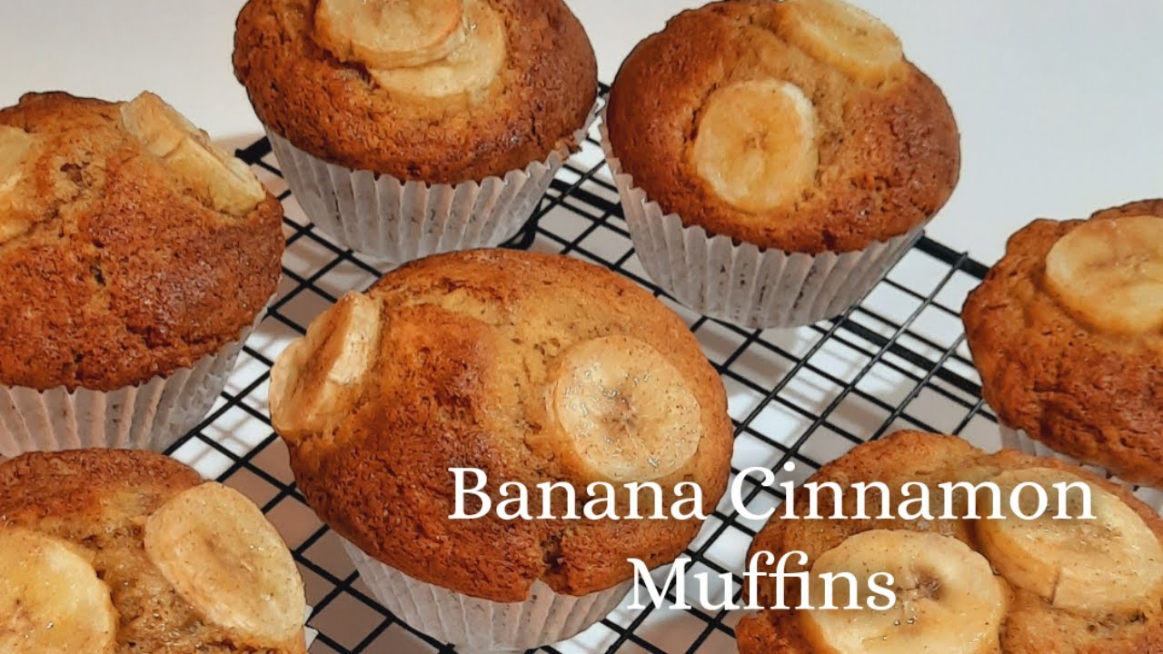 How To Make Banana Cinnamon Muffins | Perfect For Kids Lunch Box - YouTube