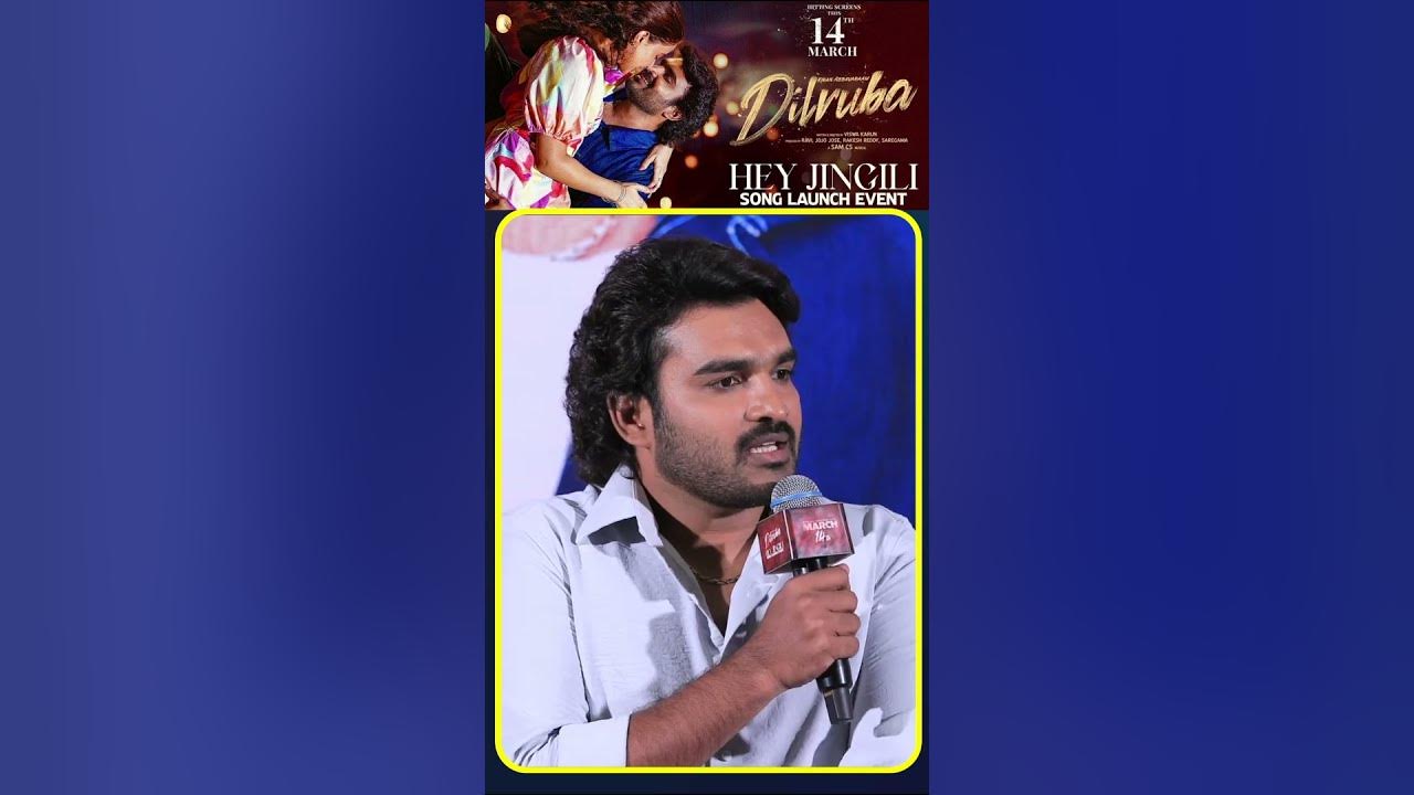 HEY JINGILI Song Launch Event LIVE #Dilruba #kiranabbavaram #shorts #ytshorts #viralshort - YouTube