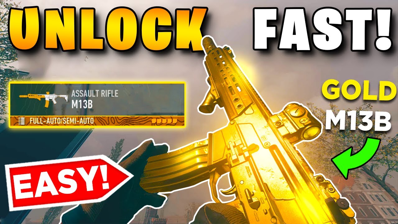 *NEW SECRET* How To Unlock The GOLDEN M13B In DMZ ☢️ - Where To Find ...