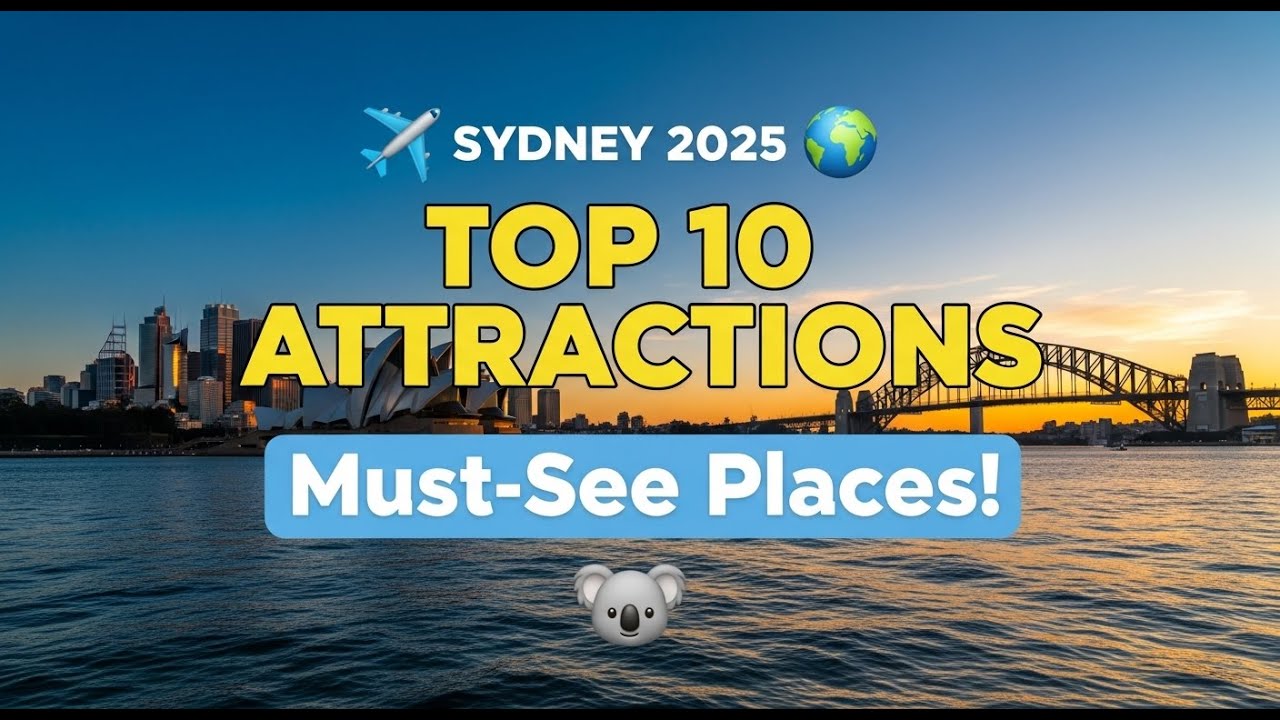 🇦🇺 Top 10 Must-See Attractions in Sydney 2025 | Ultimate Travel Guide ...
